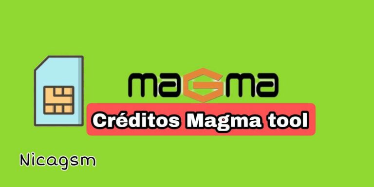 Créditos Magma tool 【Unlock, FRP,MSL reparar imei CPID】