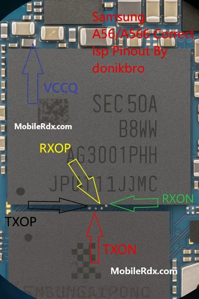 Pinout SM-A566E SM-A566B 【 Samsung Galaxy A56】